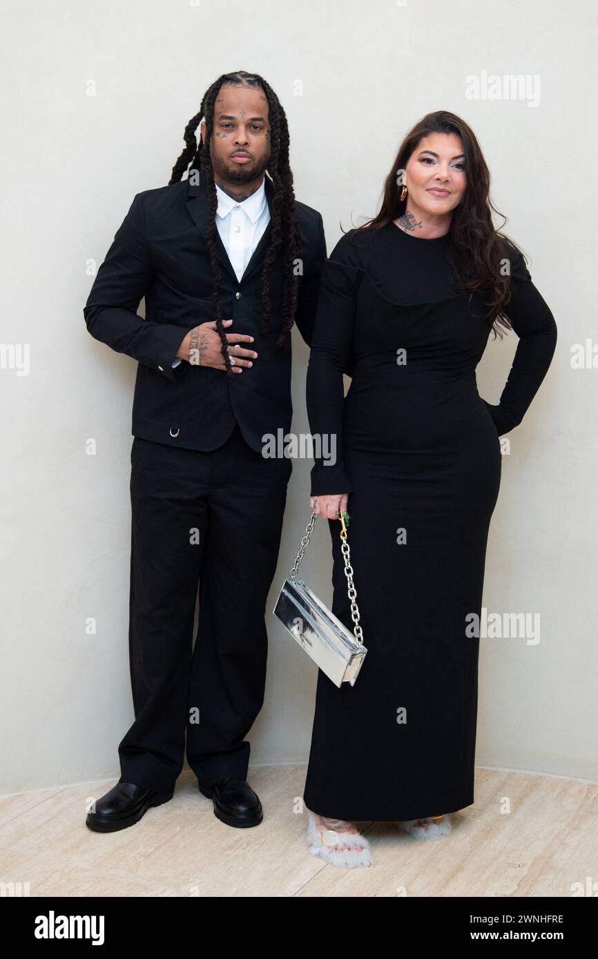 Paris, France. 02nd Mar, 2024. Kalash and Clara Kata attending the ...