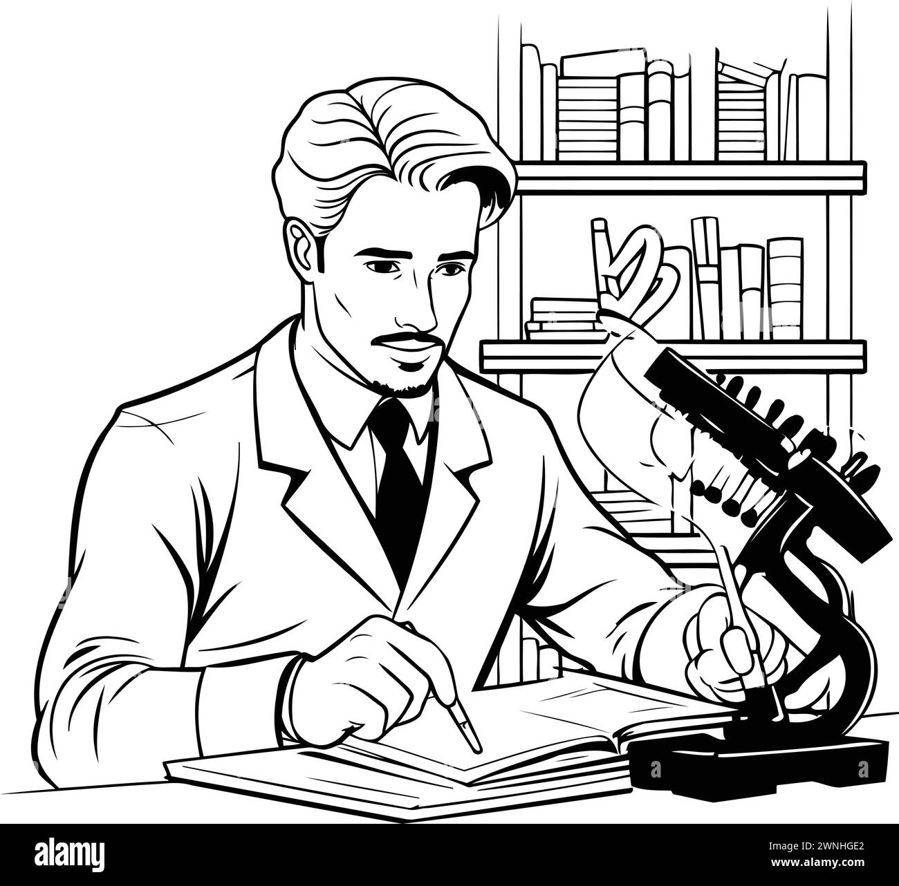 Laboratory clipart Black and White Stock Photos & Images - Alamy