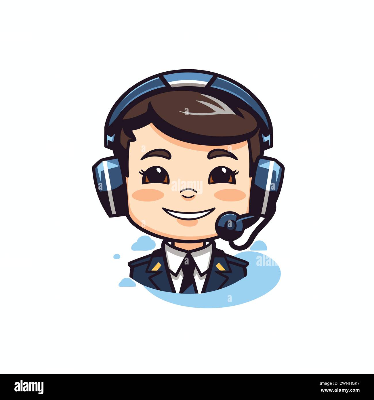 Call center vector hi-res stock photography and images - Alamy