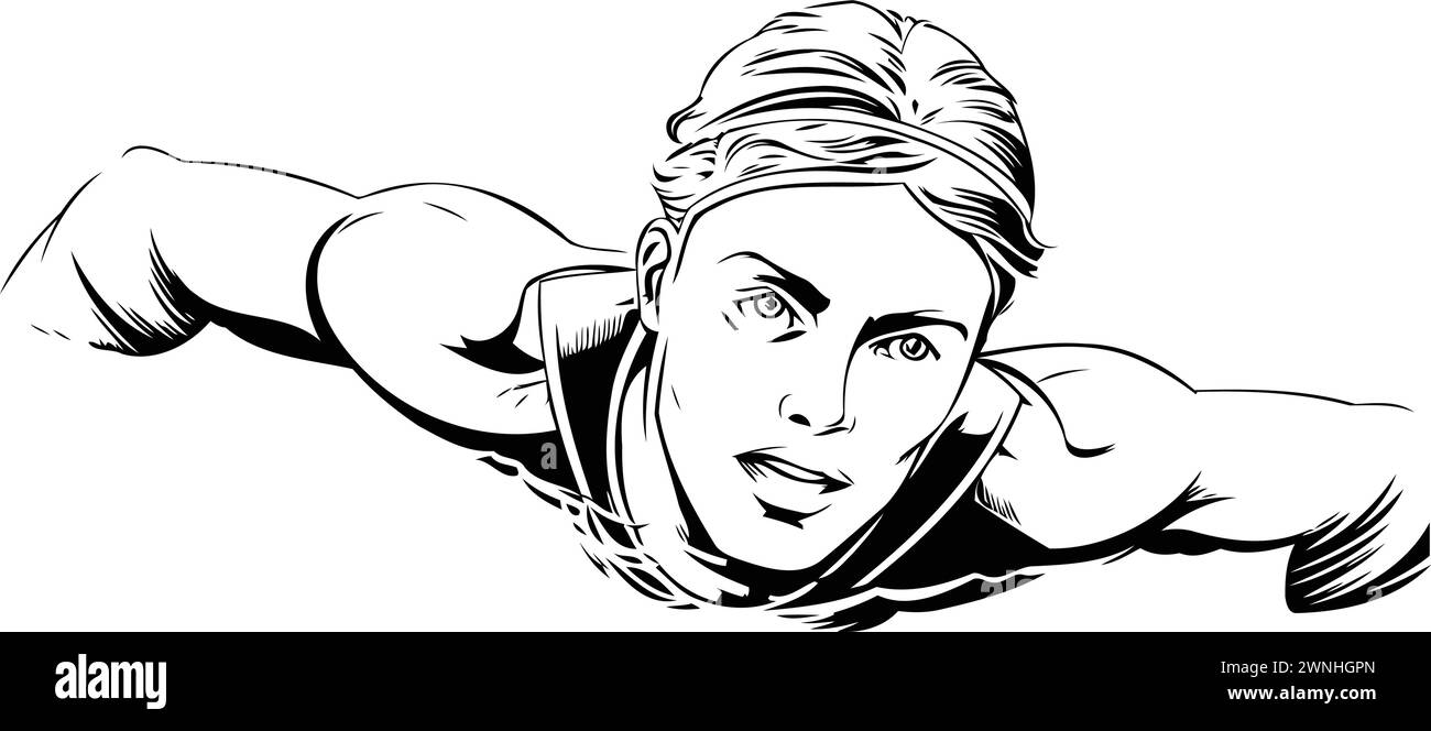 Bodybuilder female Stock Vector Images - Alamy