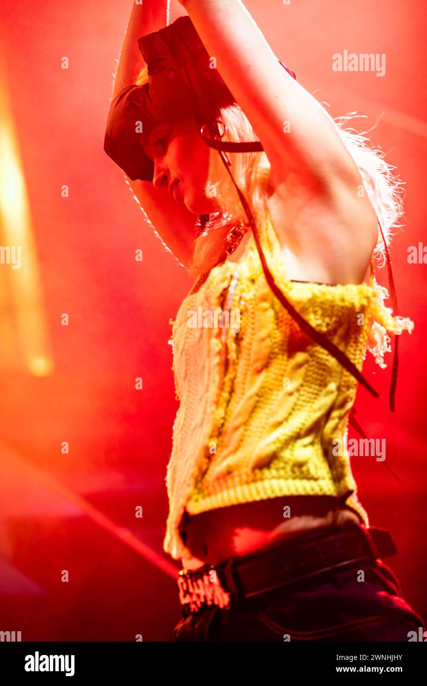 Milan, Italy. 02nd Mar, 2024. The Swedish singer-songwriter Hanna ...