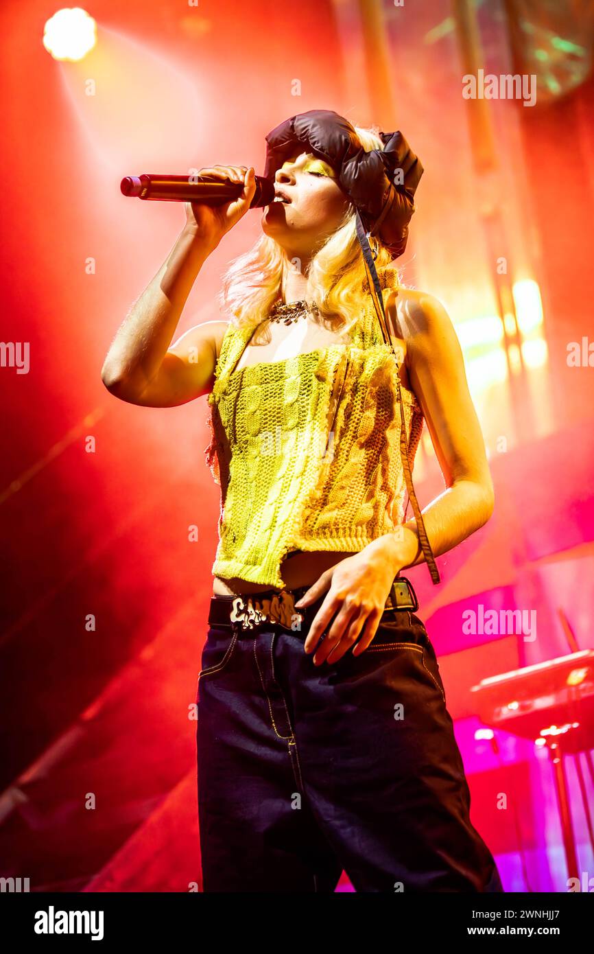 Milan, Italy. 02nd Mar, 2024. The Swedish singer-songwriter Hanna ...