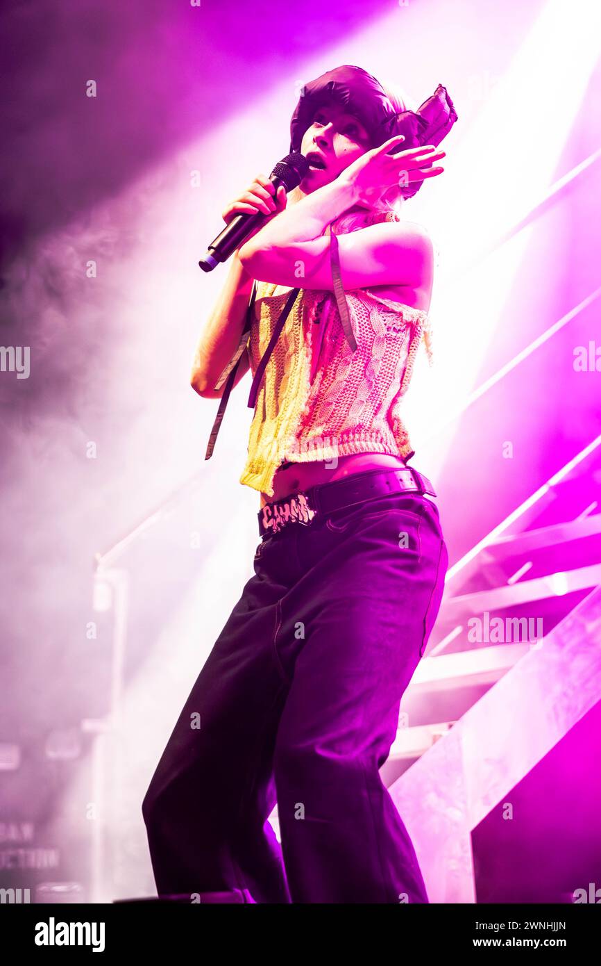 Milan, Italy. 02nd Mar, 2024. The Swedish singer-songwriter Hanna ...