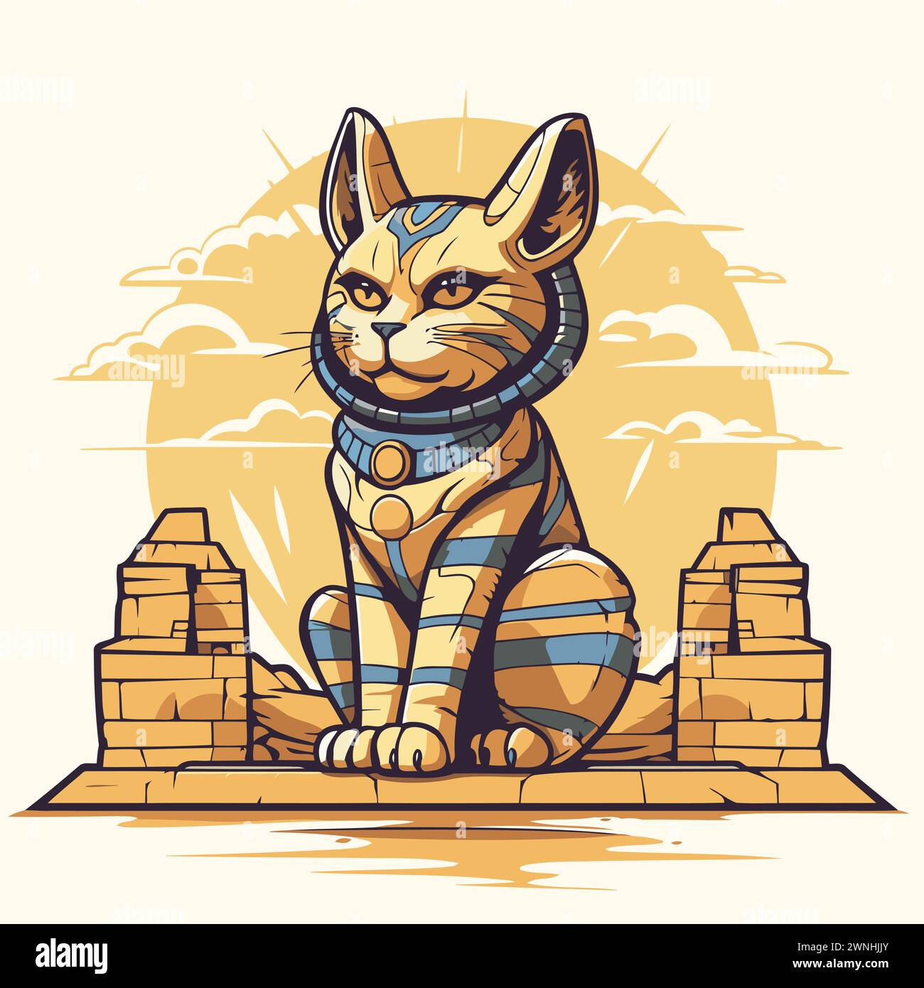 At luxor Stock Vector Images - Alamy