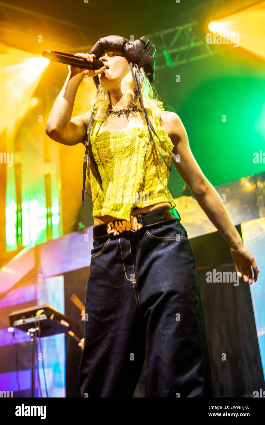 Milan, Italy. 02nd Mar, 2024. The Swedish singer-songwriter Hanna ...