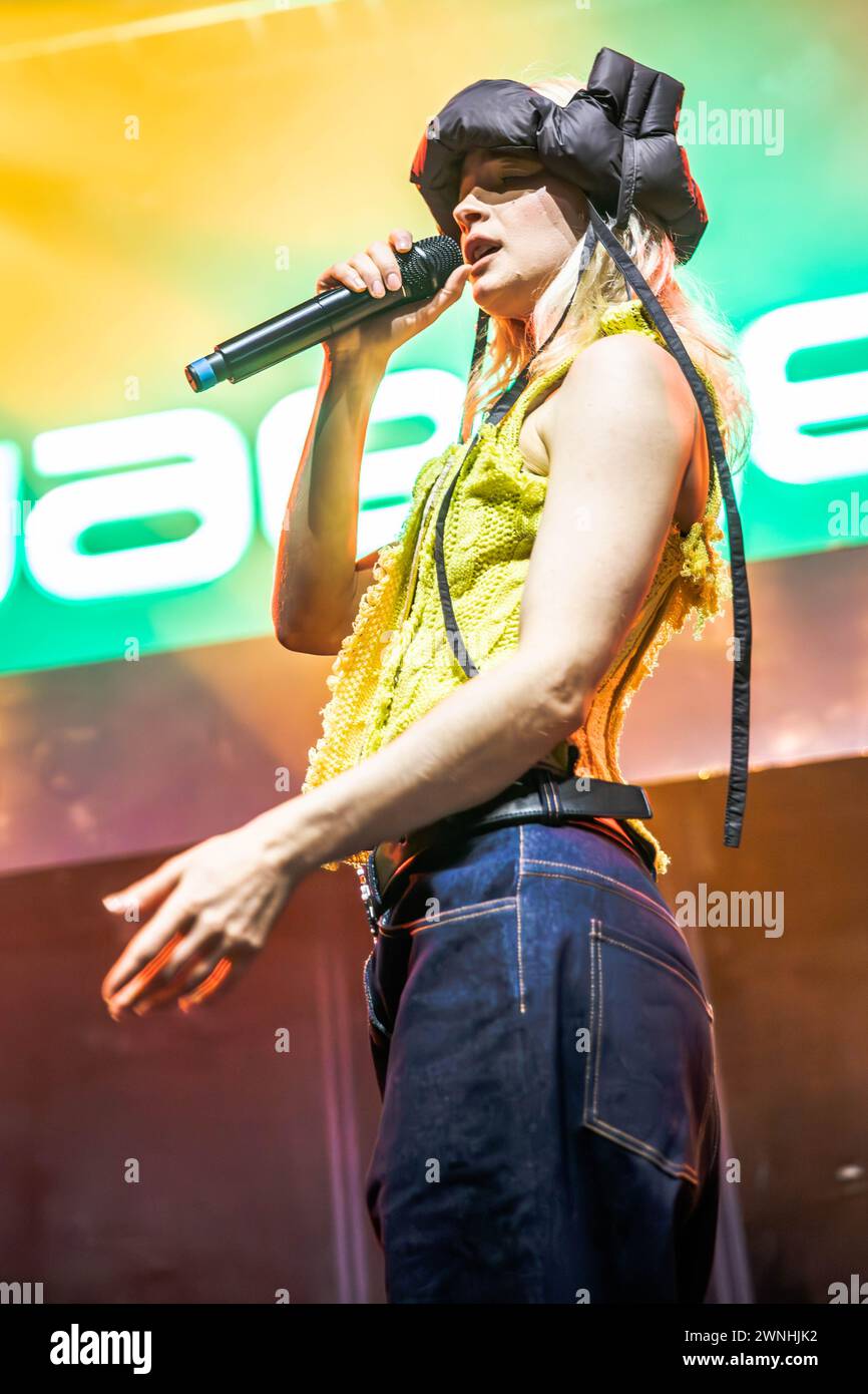 Milan, Italy. 02nd Mar, 2024. The Swedish singer-songwriter Hanna ...