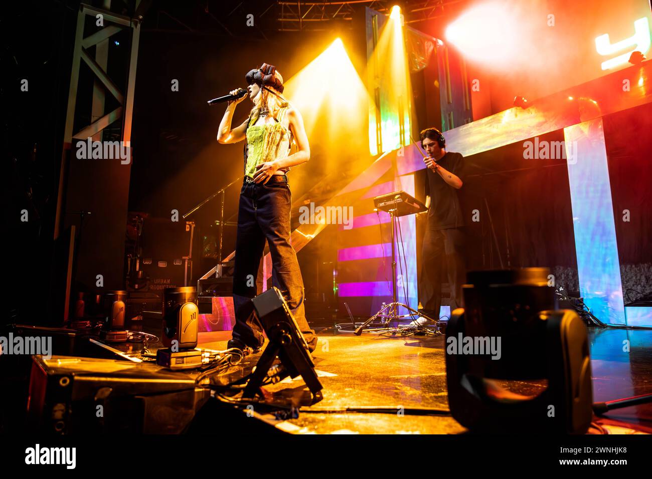 Milan, Italy. 02nd Mar, 2024. The Swedish singer-songwriter Hanna ...