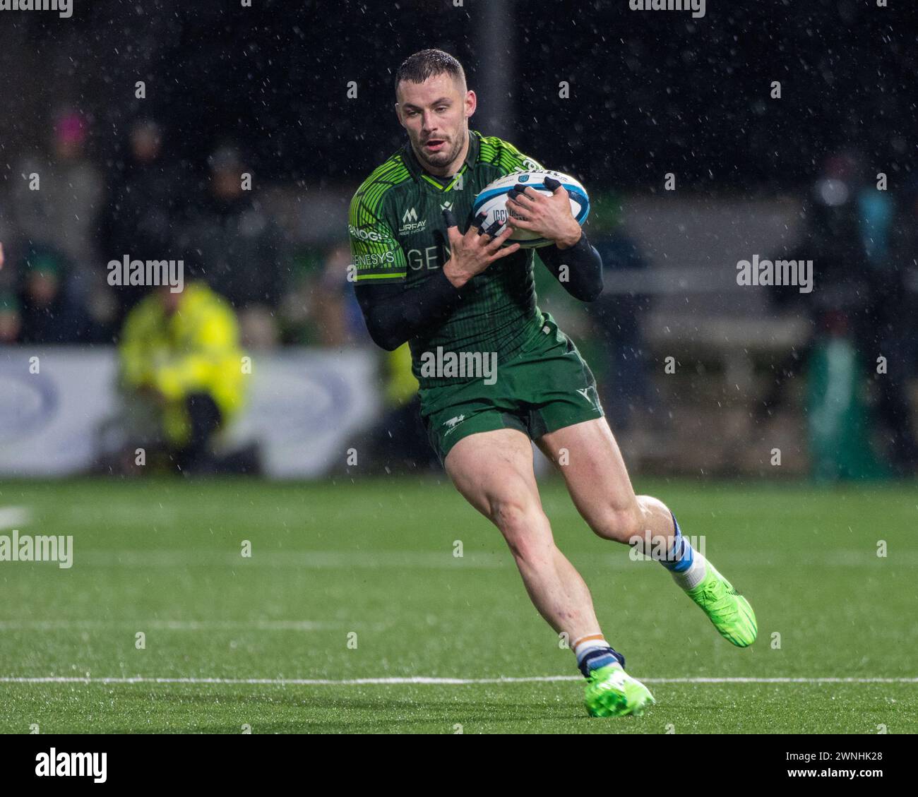 Galway, Ireland. 02nd Mar, 2024. Andrew Smith of Connacht during the ...