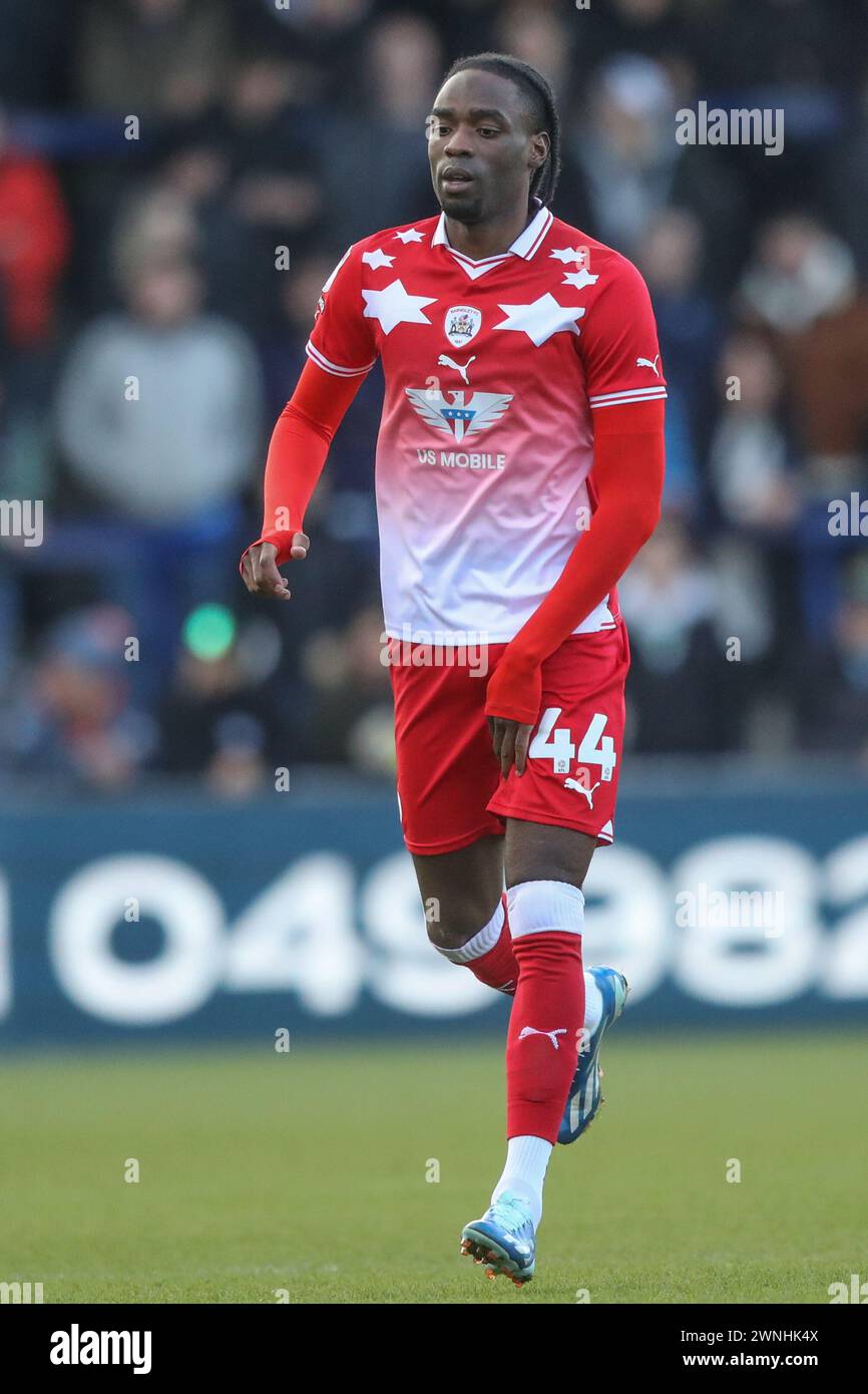 Devante Cole of Barnsley during the Sky Bet League 1 match Wycombe ...