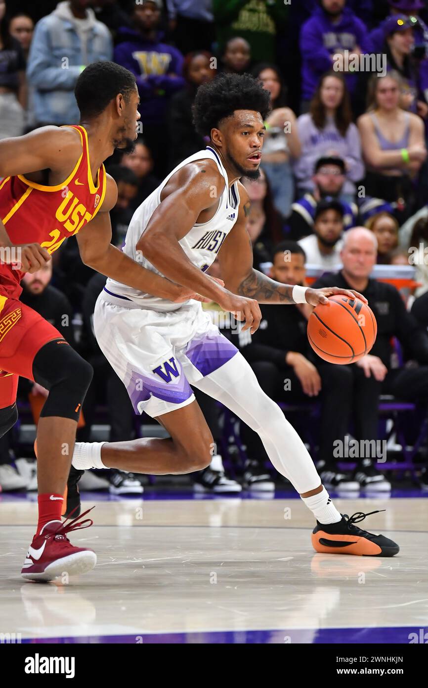 March 02, 2024: Washington Huskies forward Keion Brooks Jr. (1 ...