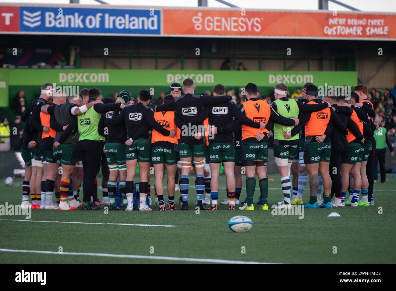 Galway, Ireland. 02nd Mar, 2024. Connacht players during the United ...
