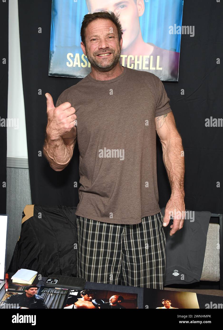 Burbank, USA. 02nd Mar, 2024. Sasha Mitchell at the spring 2024 The Hollywood Show at Marriott ...