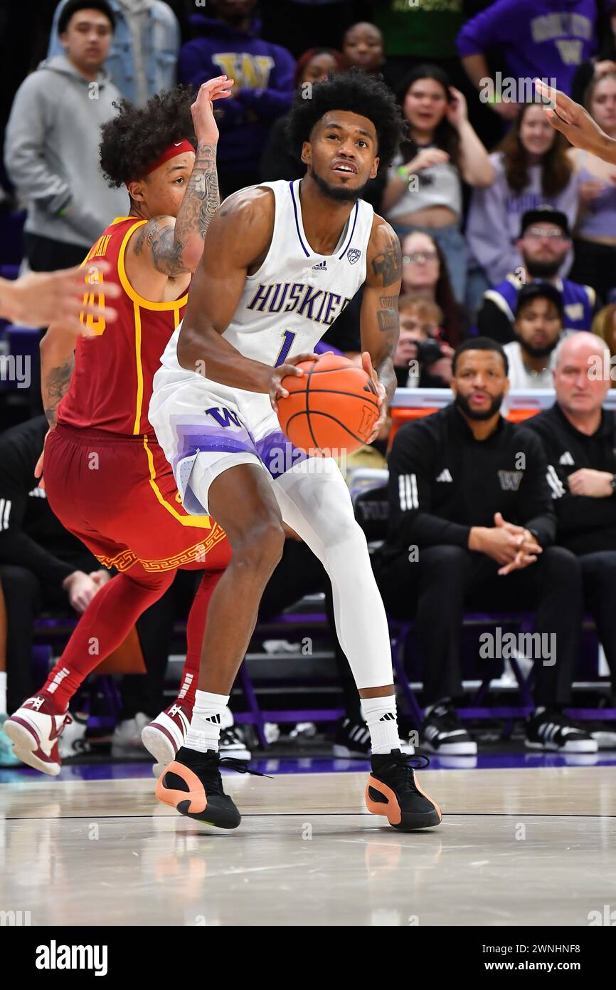 Seattle, United States. 02nd Mar, 2024. March 02, 2024: Washington ...