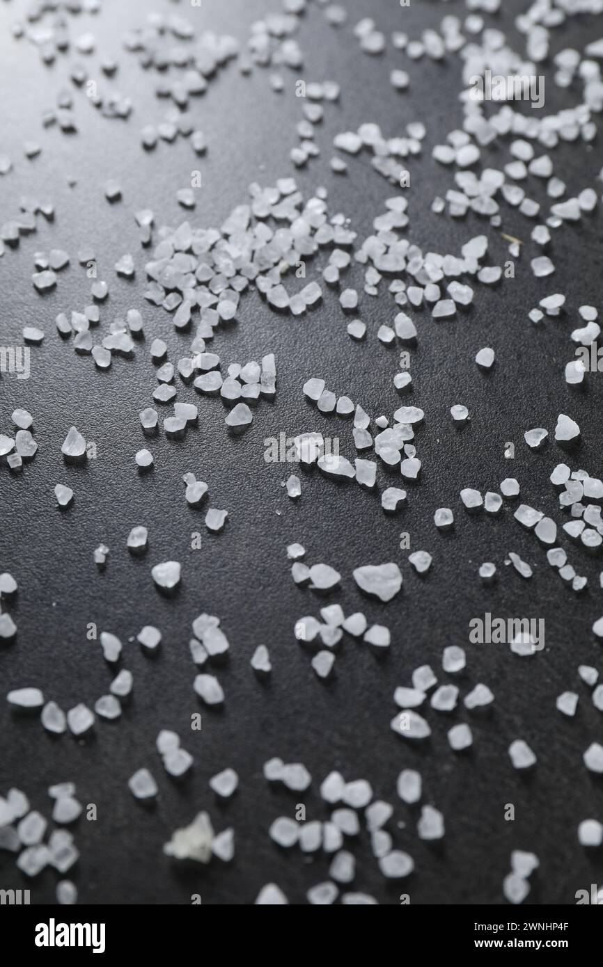 Scattered coarse white salt hi-res stock photography and images - Alamy