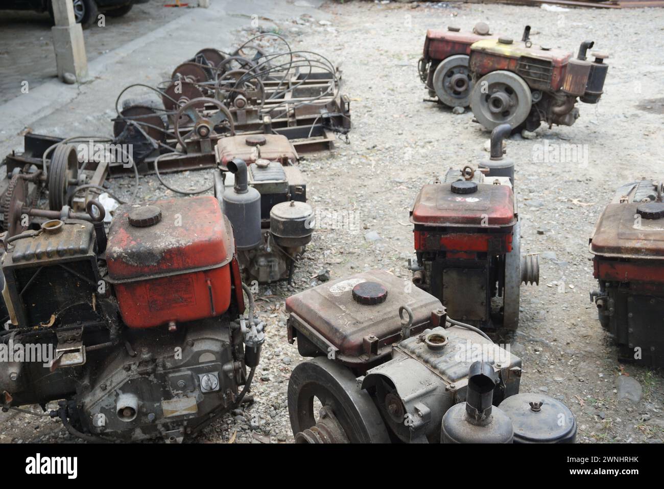 Stock Photo of a machine shop with some tools Stock Photo - Alamy