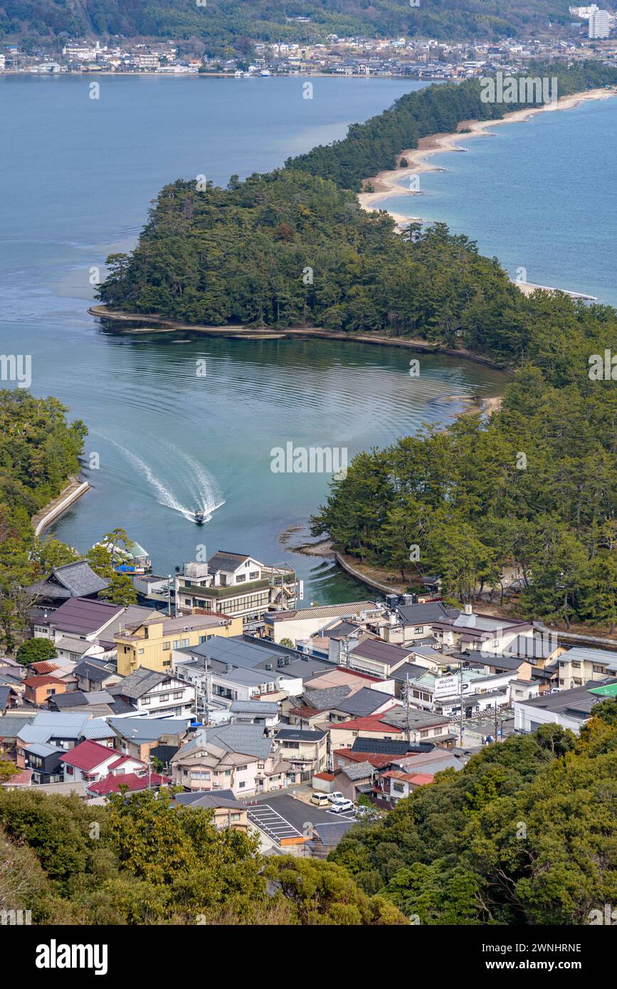 Amanohashidate on the Sea of Japan in north Kyoto prefecture considered ...