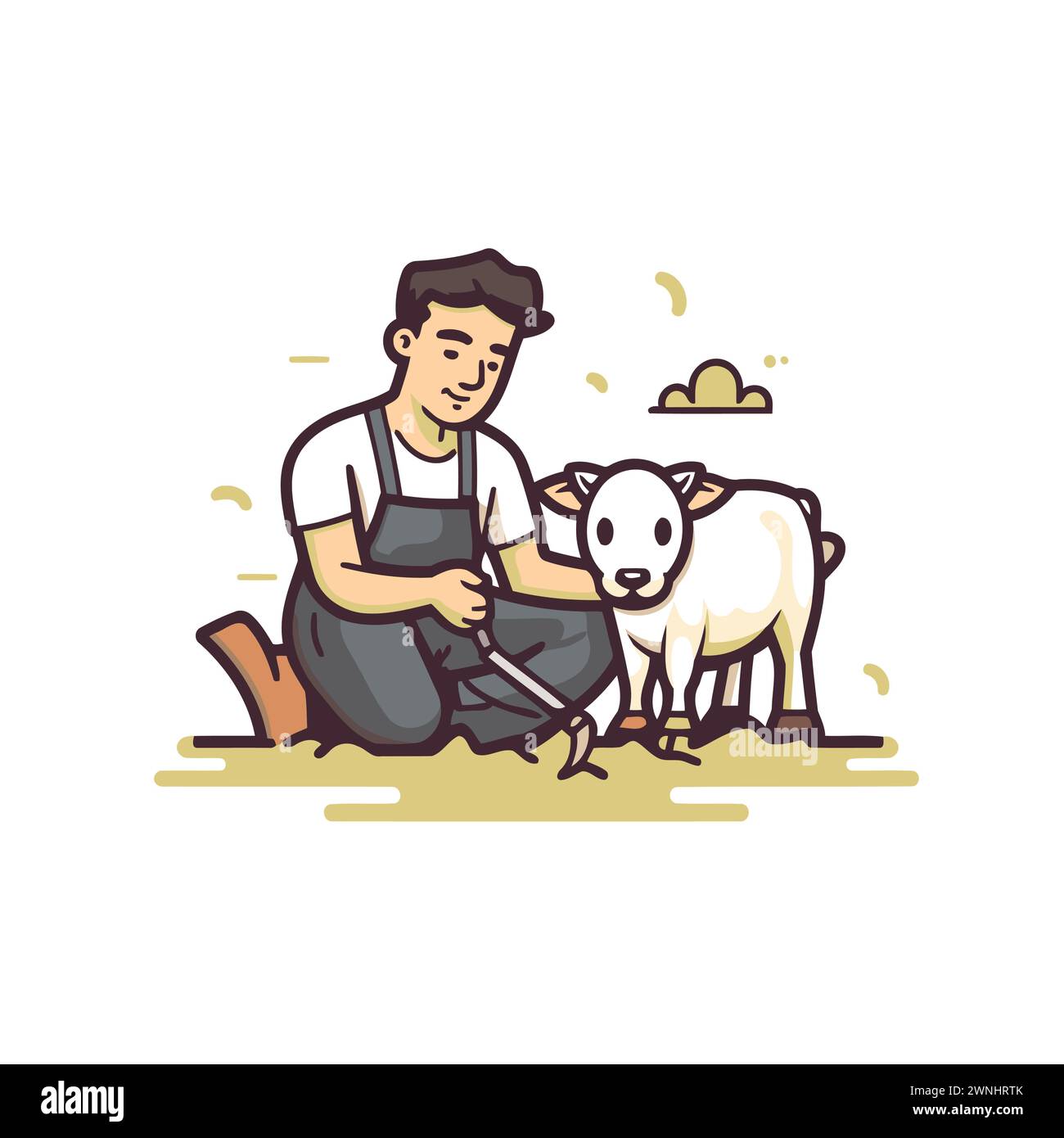 Be a sheep Stock Vector Images - Alamy