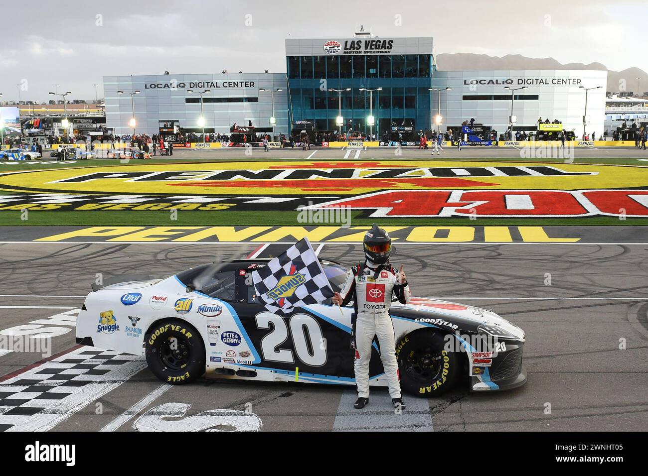 LAS VEGAS, NV - MARCH 02: John Hunter Nemechek (#20 Joe Gibbs Racing ...