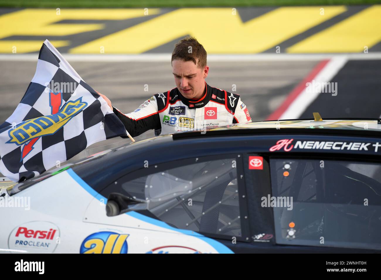 LAS VEGAS, NV - MARCH 02: John Hunter Nemechek (#20 Joe Gibbs Racing ...