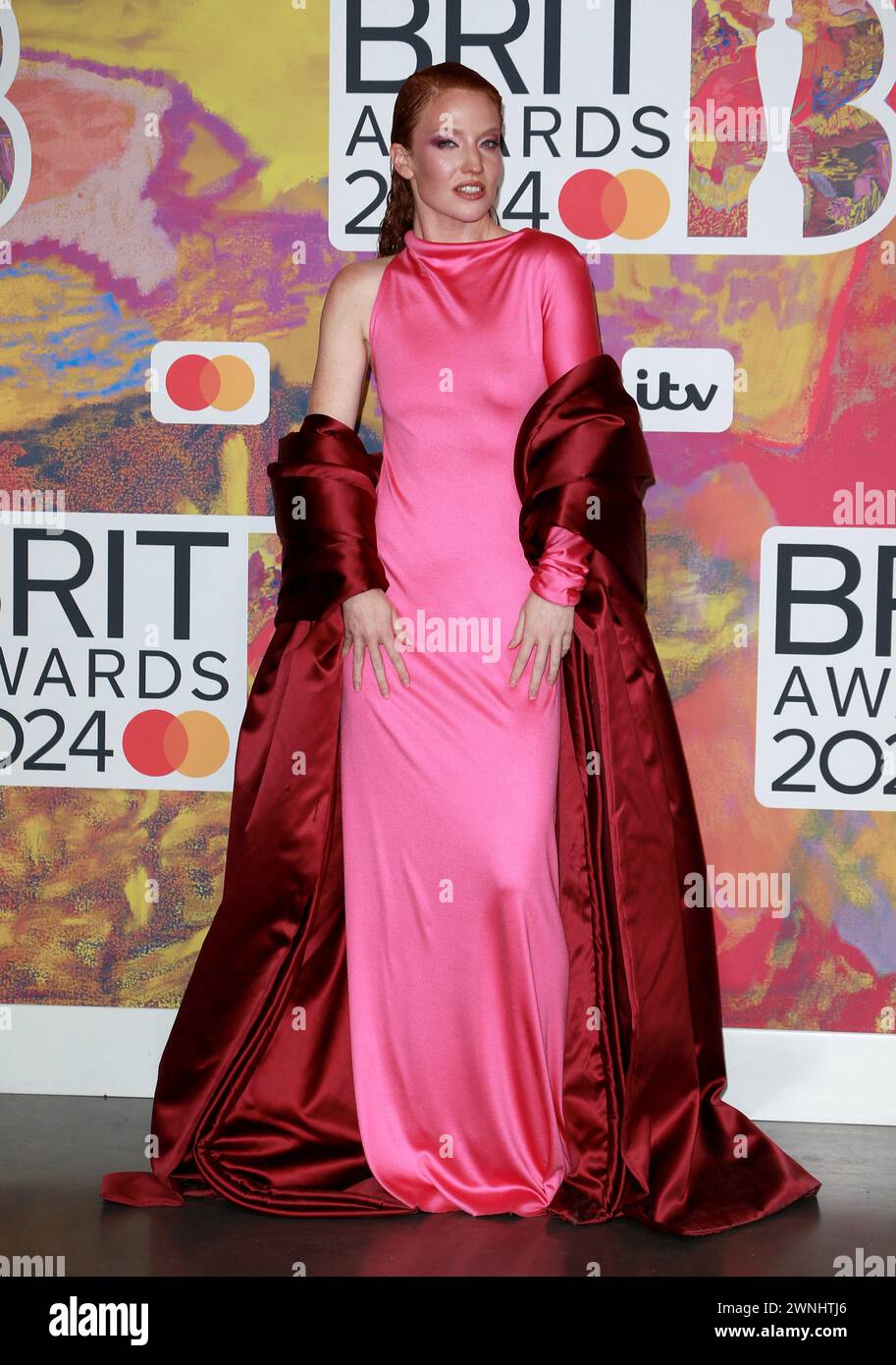 London, UK. 02nd Mar, 2024. Jess Glynne attends the BRIT Awards 2024 at ...