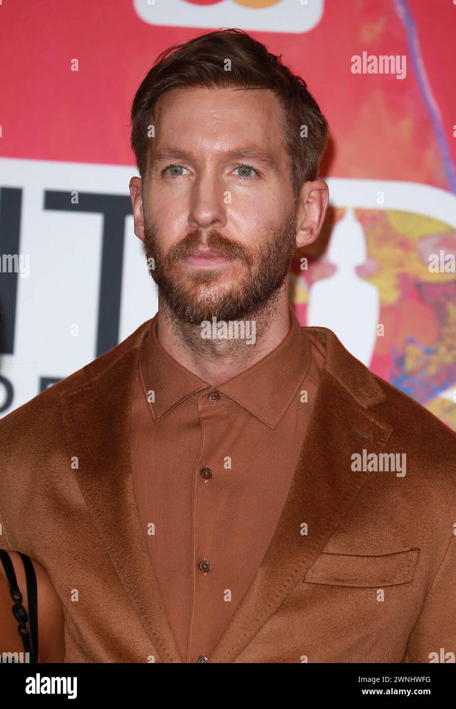 London, UK. 02nd Mar, 2024. Calvin Harris attends the BRIT Awards 2024 ...