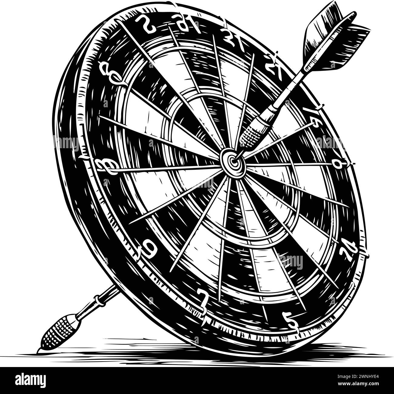 Dartboard Black and White Stock Photos & Images - Alamy