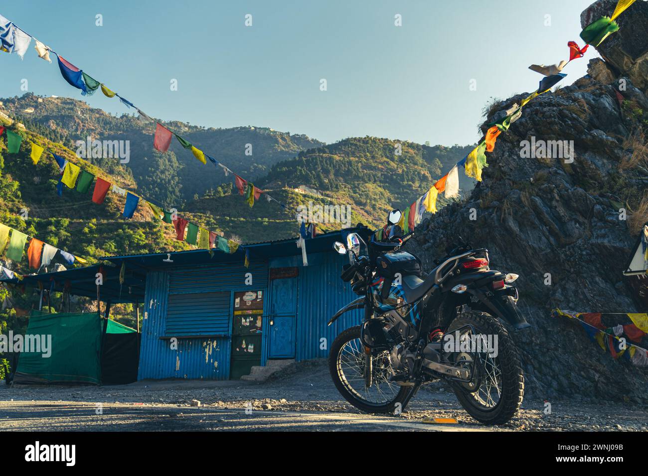 Feb.13th2024, Dehradun City Uttarakhand India. Adventure Motorcycle ...