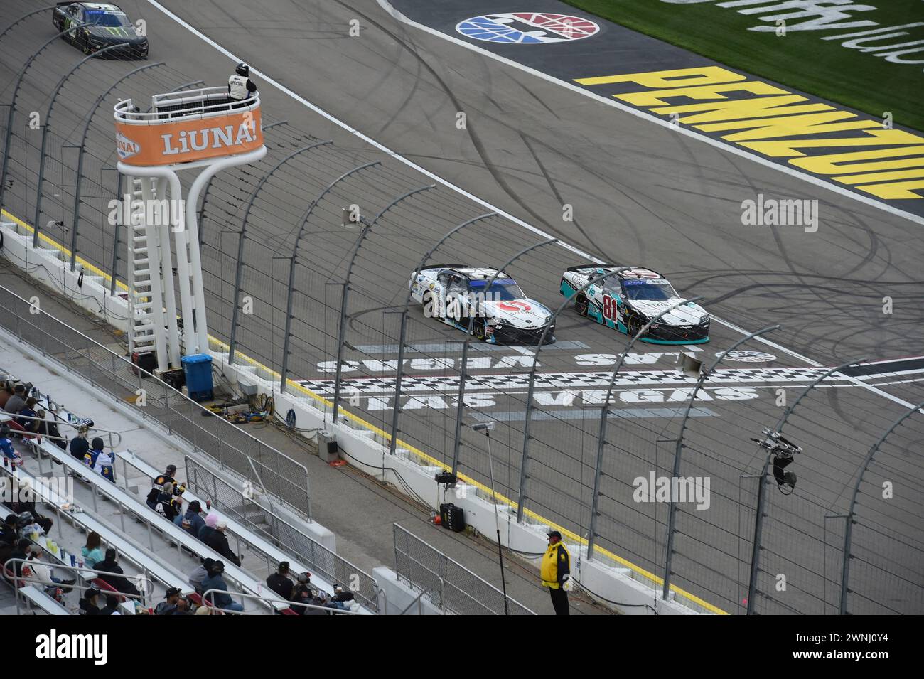 LAS VEGAS, NV - MARCH 02: John Hunter Nemechek (#20 Joe Gibbs Racing ...