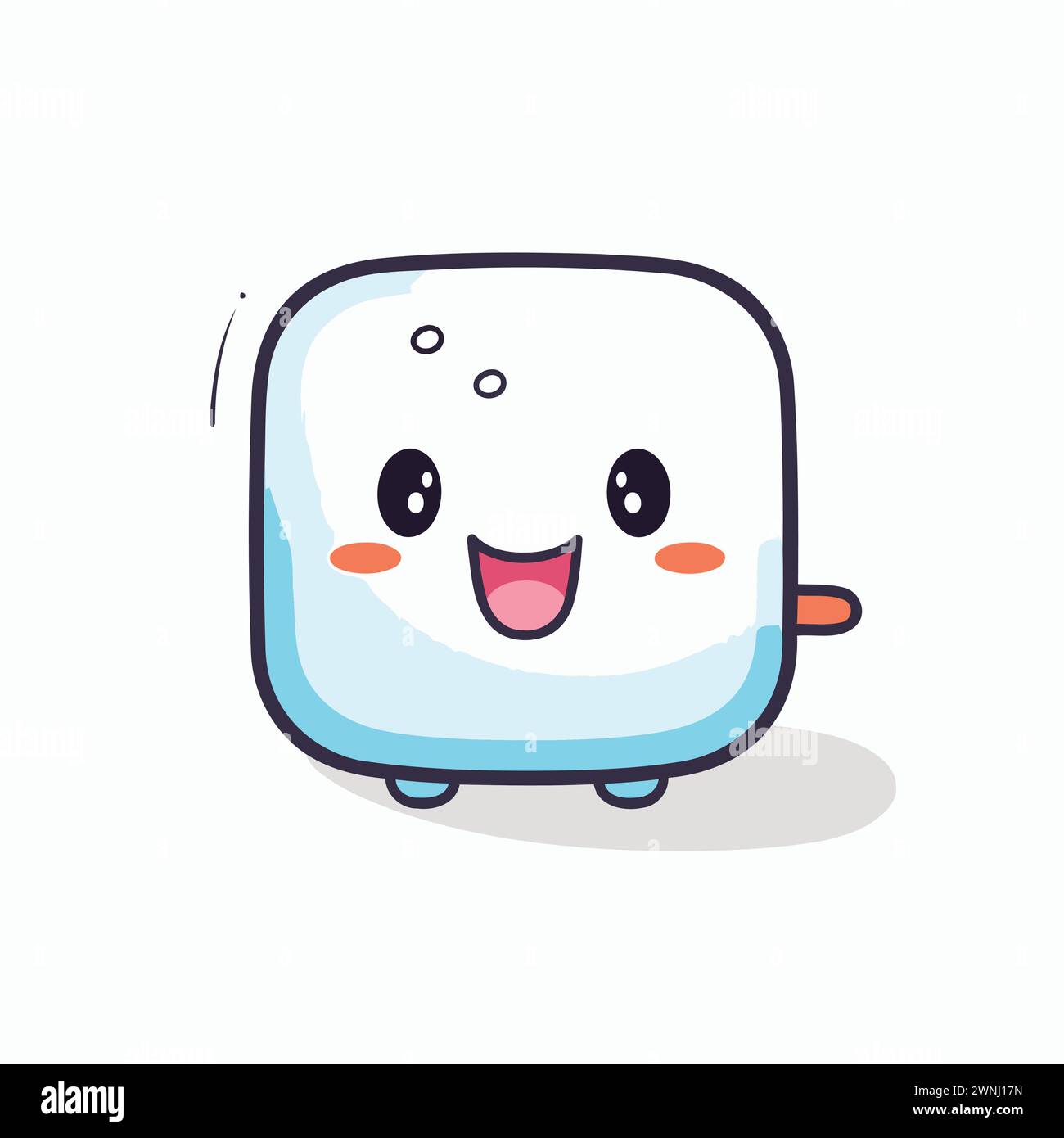 Cartoon ice cube Cut Out Stock Images & Pictures - Alamy