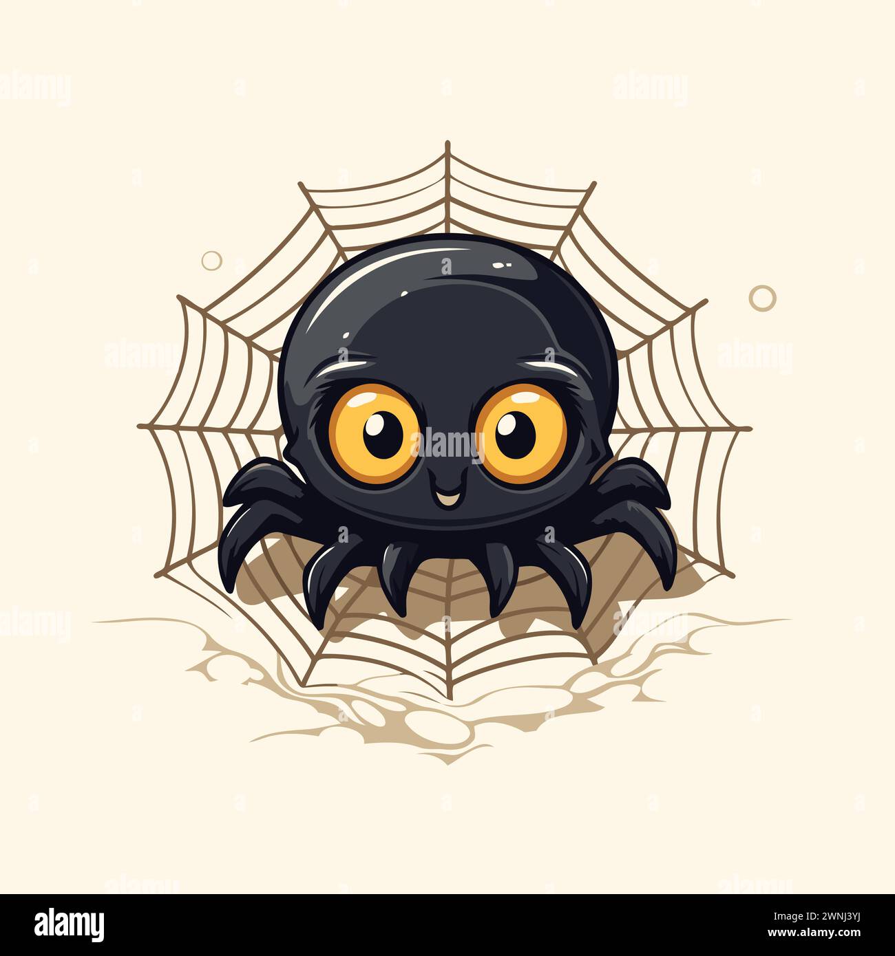 Big spider web Stock Vector Images - Alamy