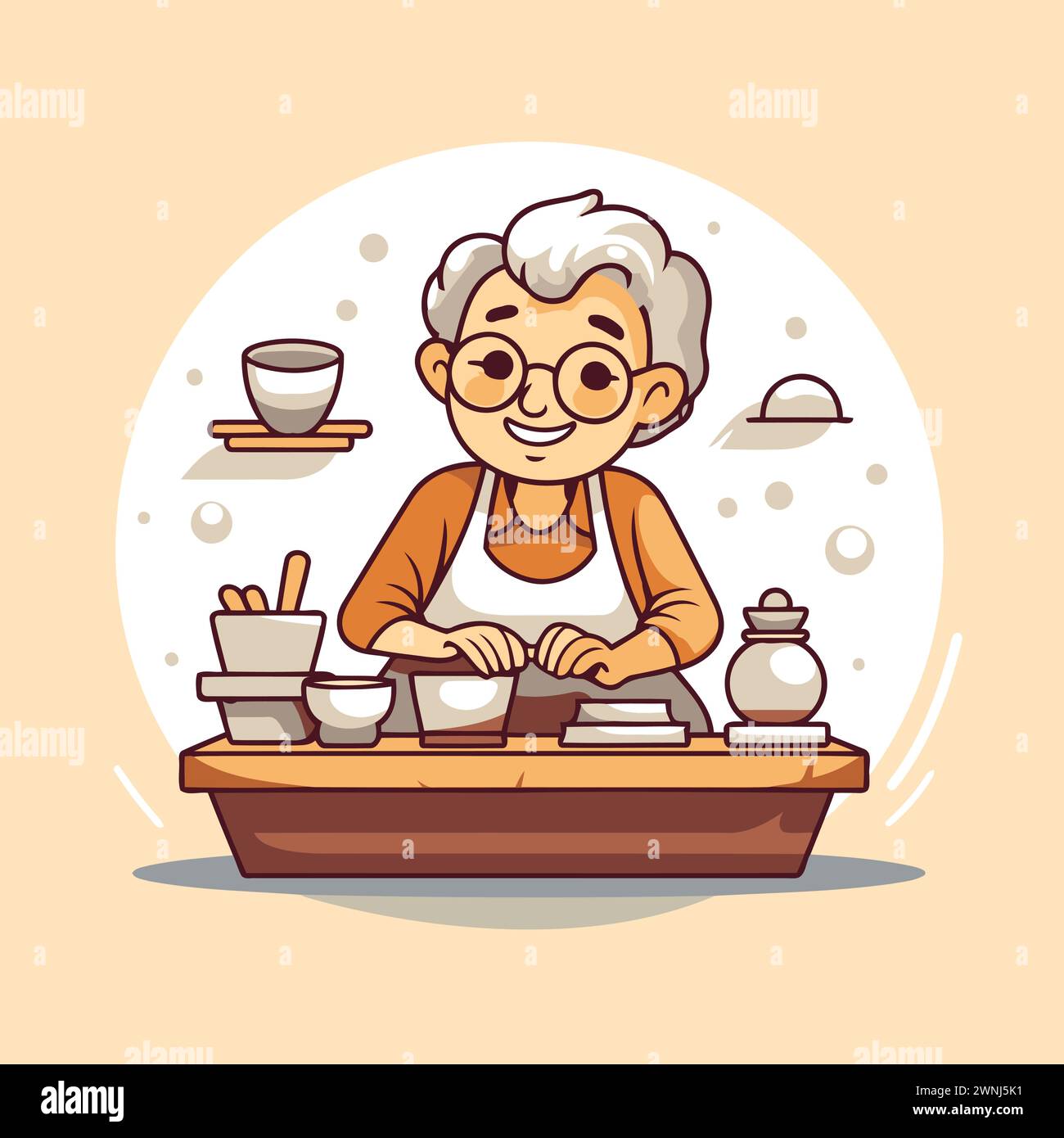 Elder tea Stock Vector Images - Alamy