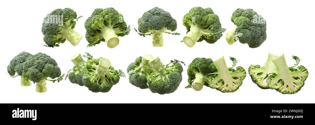 broccoli isolated on white background Stock Photo - Alamy