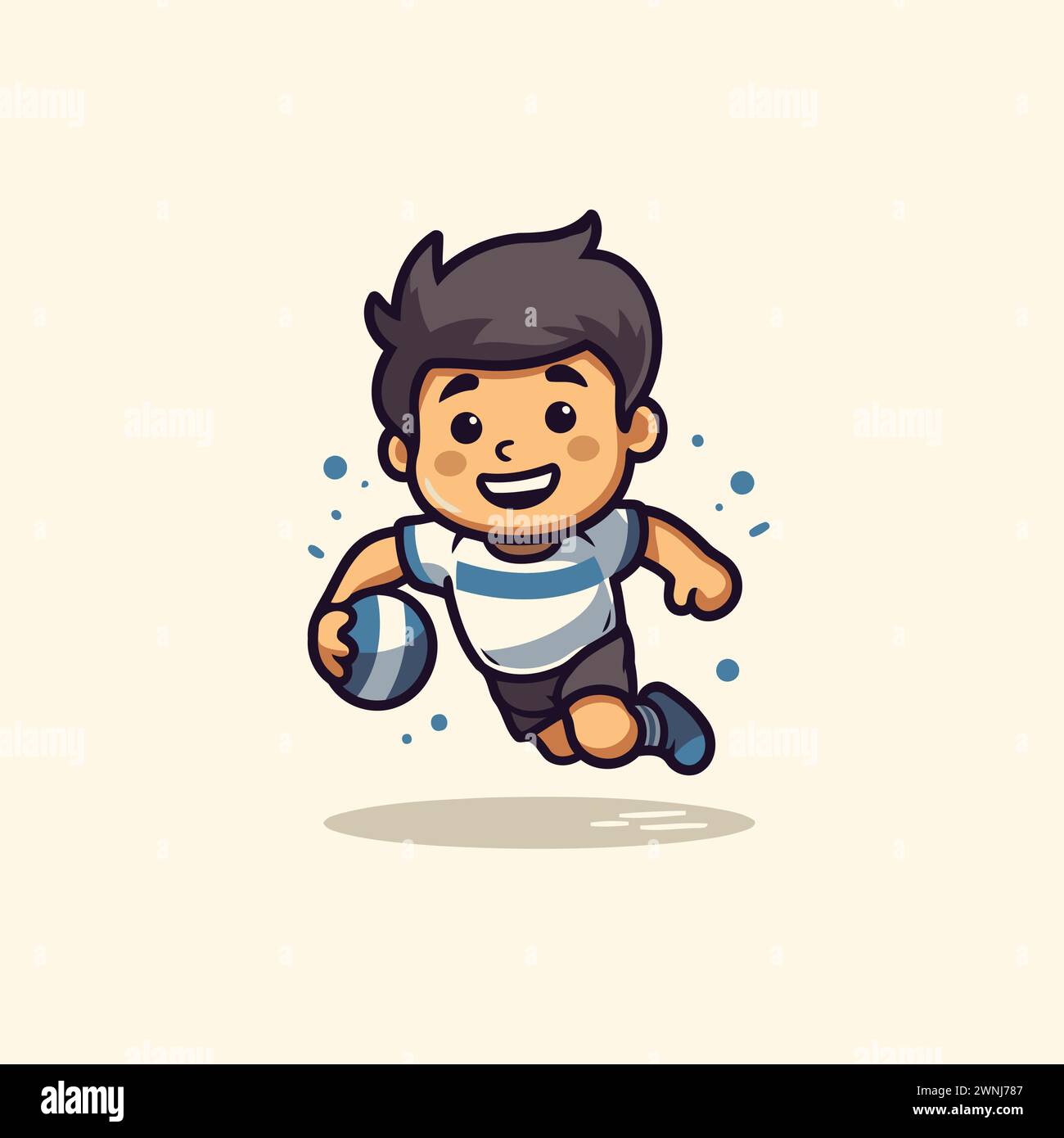 Man playing rugby icon vector vectors hi-res stock photography and ...