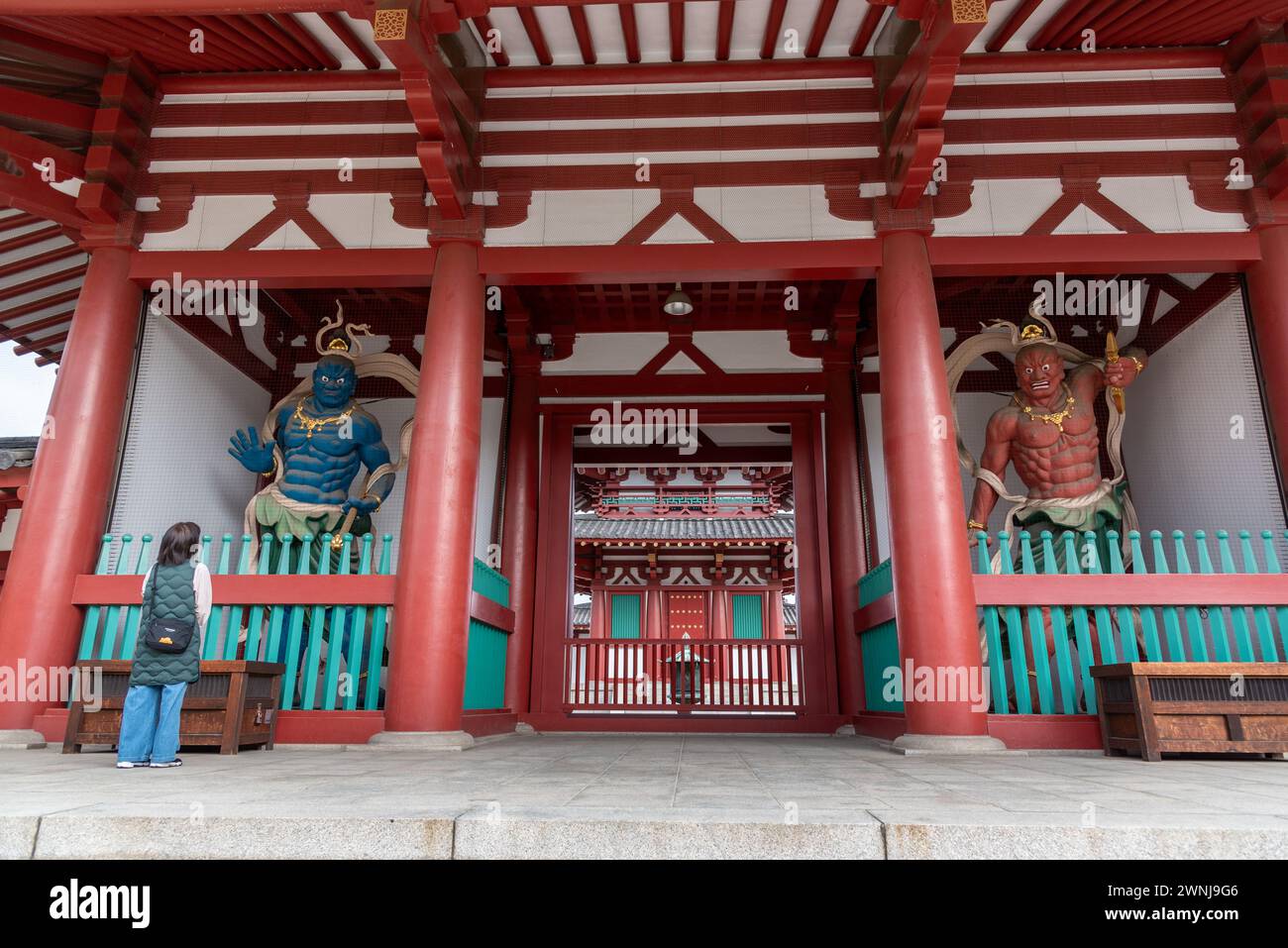 Shitennoji oldest Buddhist Temple in Japan founded in 593 by the prince ...