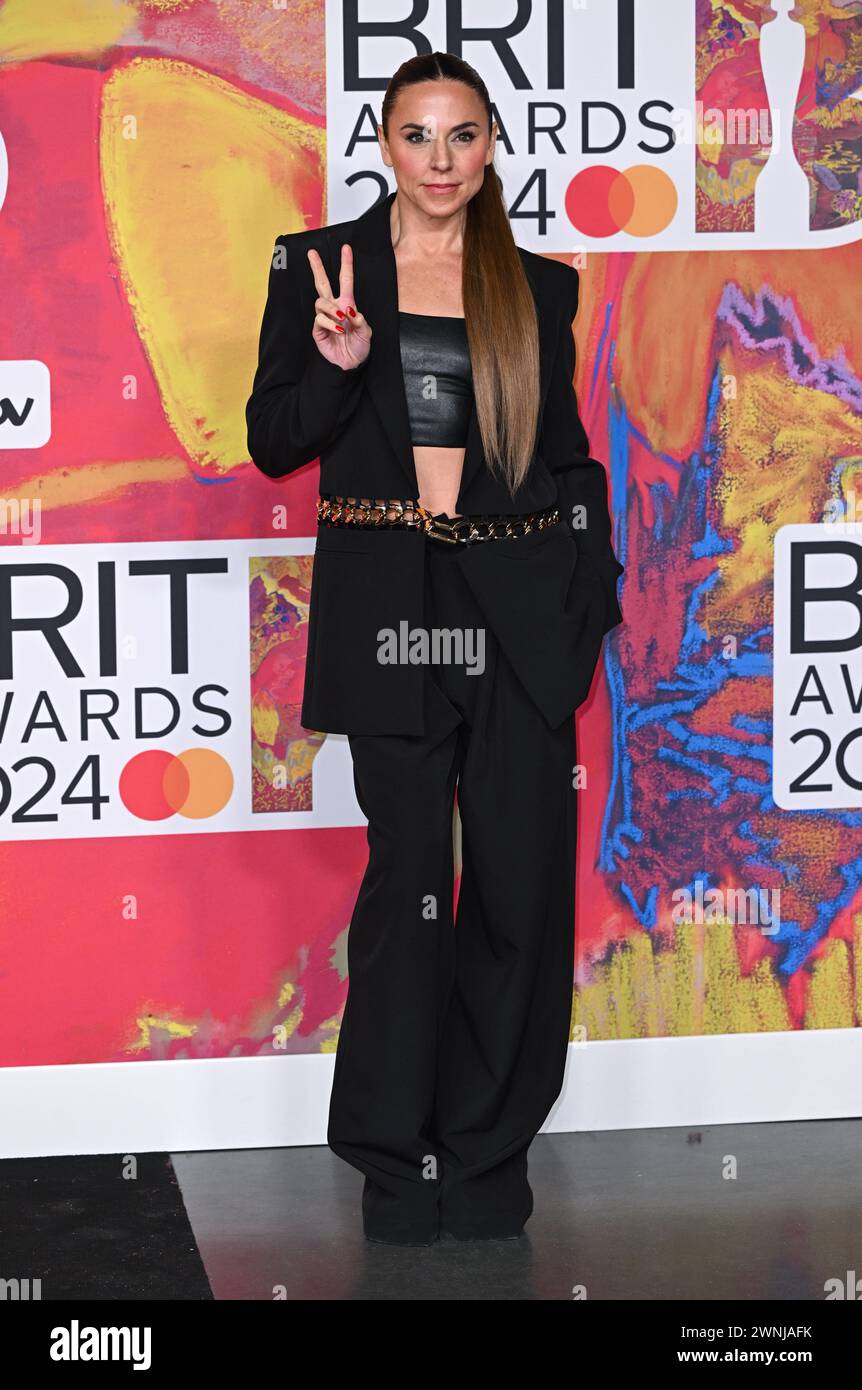 London, UK. March 2nd, 2024. EDITORIAL USE ONLY Mel C arriving at The ...