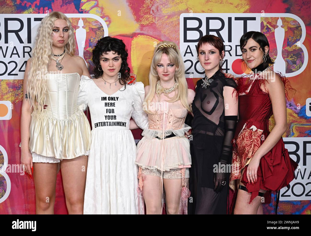 London, UK. March 2nd, 2024. EDITORIAL USE ONLY The Last Dinner Party ...