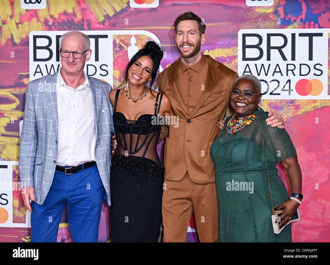 London, UK. March 2nd, 2024. EDITORIAL USE ONLY Calvin Harris, Vick ...