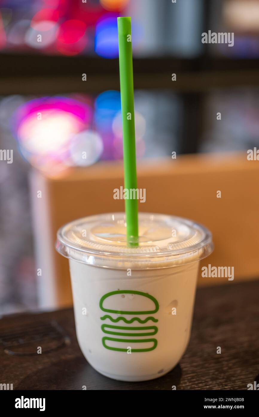 Burger syrup menu restaurant hi-res stock photography and images - Alamy