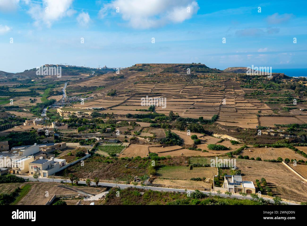 Agricultural Fields on Gozo Island - Malta Stock Photo - Alamy