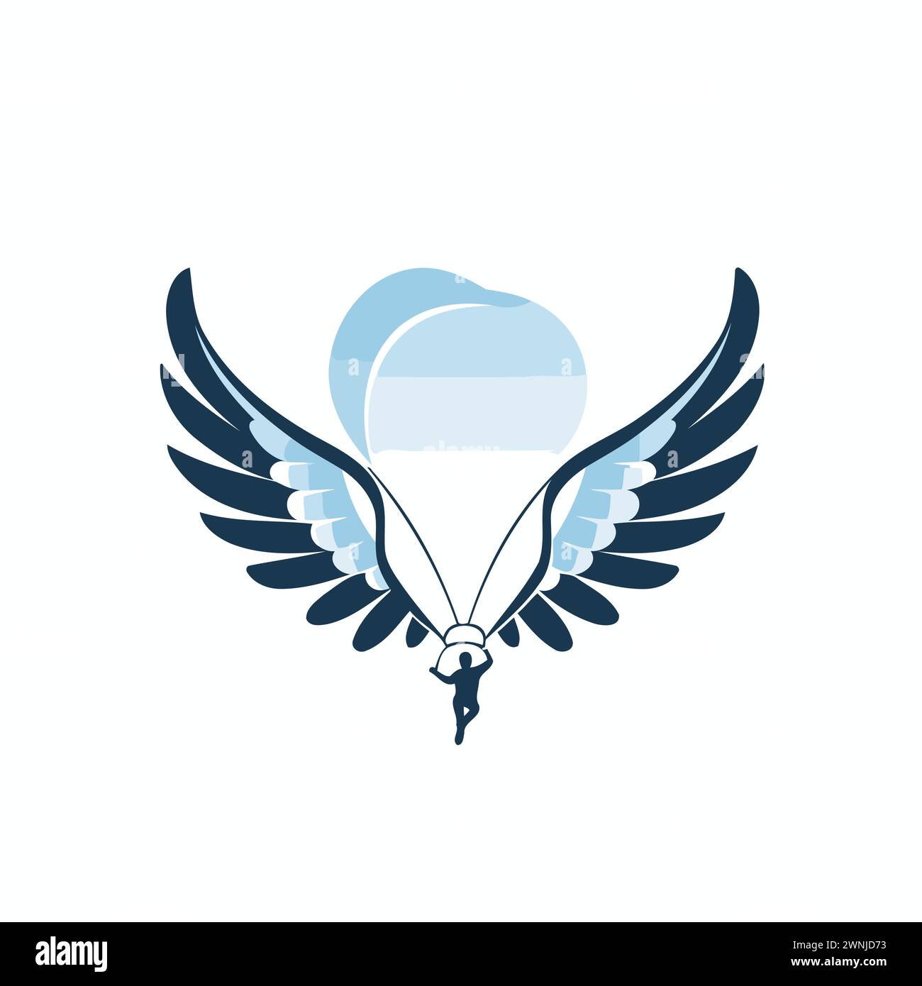 Winged man Stock Vector Images - Alamy