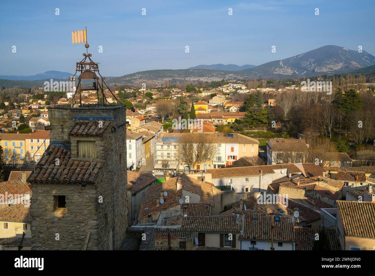 Village of Malaucene in Vaucluse, Provence, France Stock Photo - Alamy