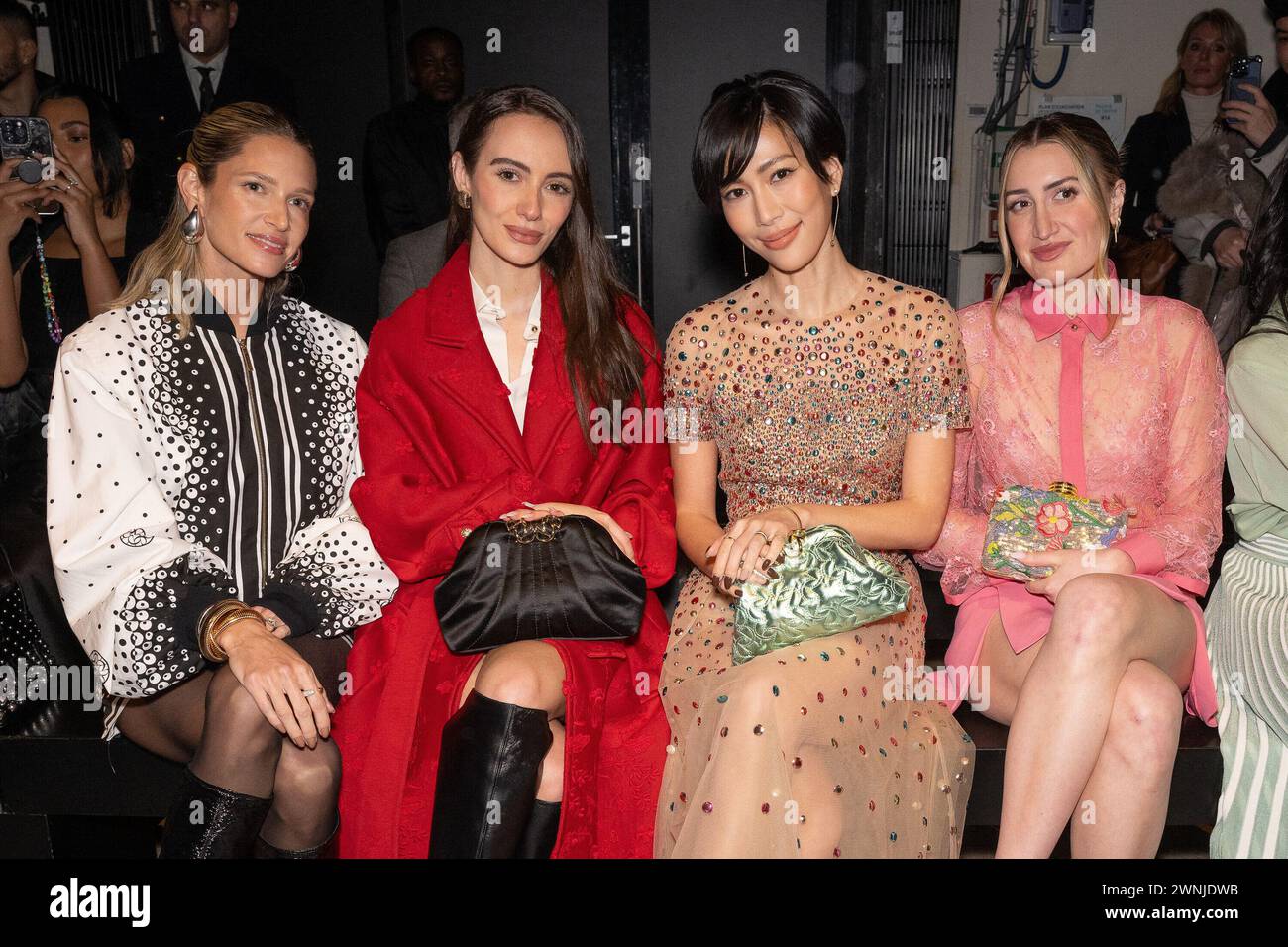 Paris, France. 02nd Mar, 2024. Helena Bordon, Olivia Perez, Molly ...