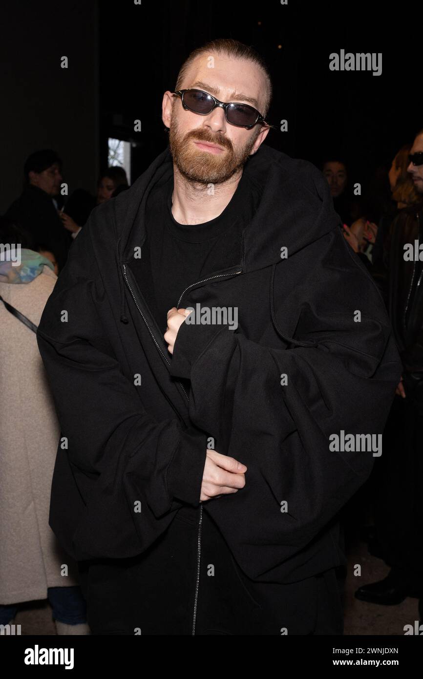 Paris, France. 02nd Mar, 2024. Guram Gvasalia attends the Elie Saab ...
