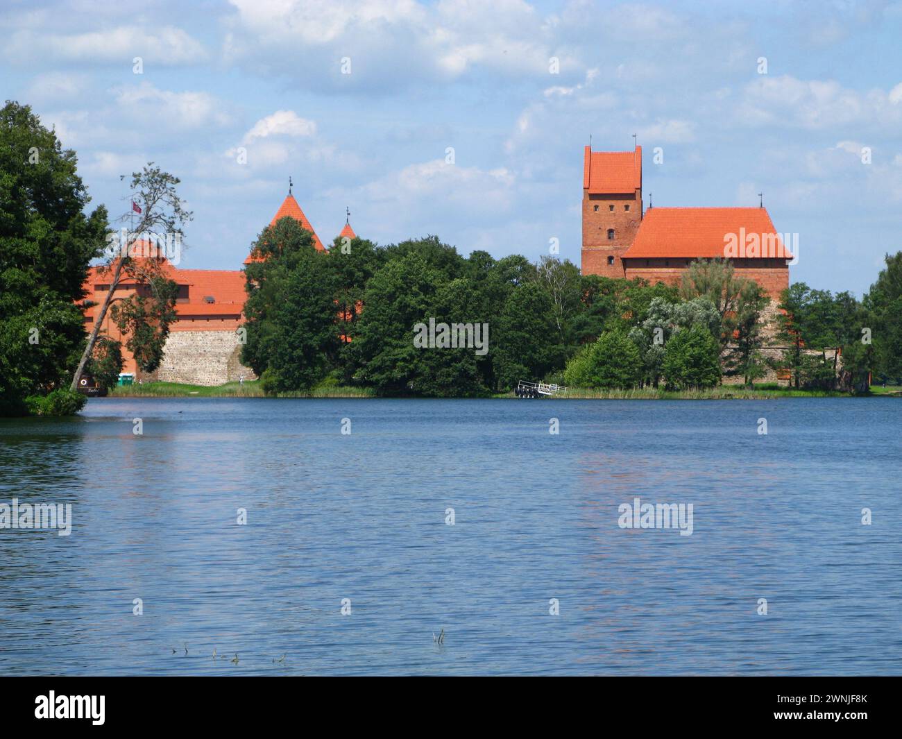 The medieval castle of Trakai, Lithuania Stock Photo - Alamy