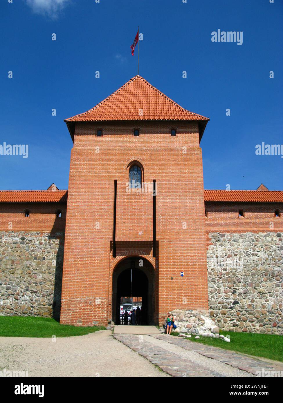 The medieval castle of Trakai, Lithuania Stock Photo - Alamy