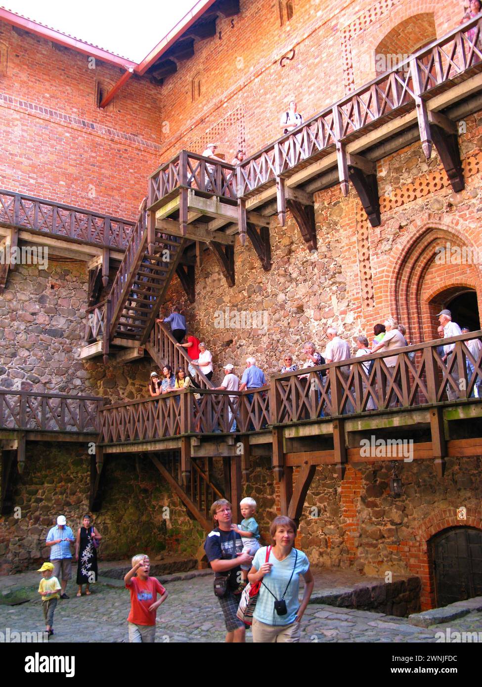 The medieval castle of Trakai, Lithuania Stock Photo - Alamy