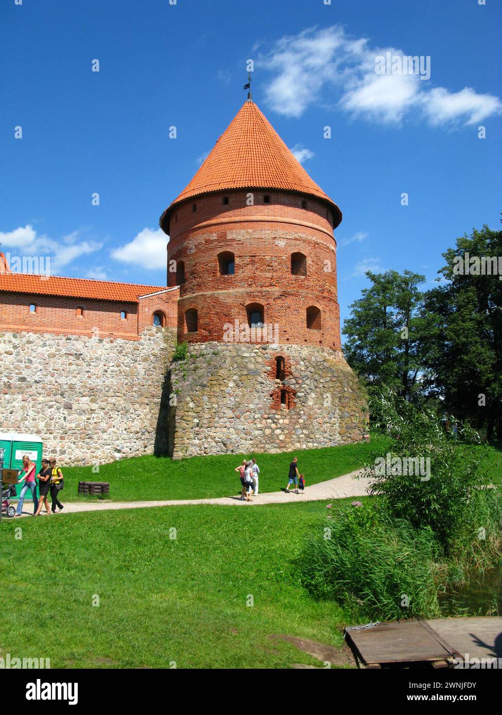 The medieval castle of Trakai, Lithuania Stock Photo - Alamy
