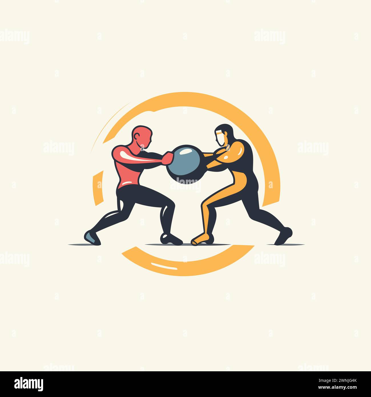 Boxing competition Stock Vector Images - Alamy