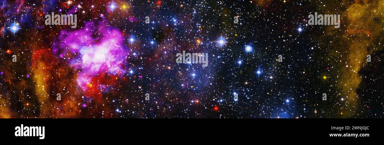star particle motion on black background, starlight nebula in galaxy at ...