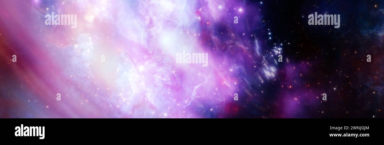 star particle motion on black background, starlight nebula in galaxy at ...